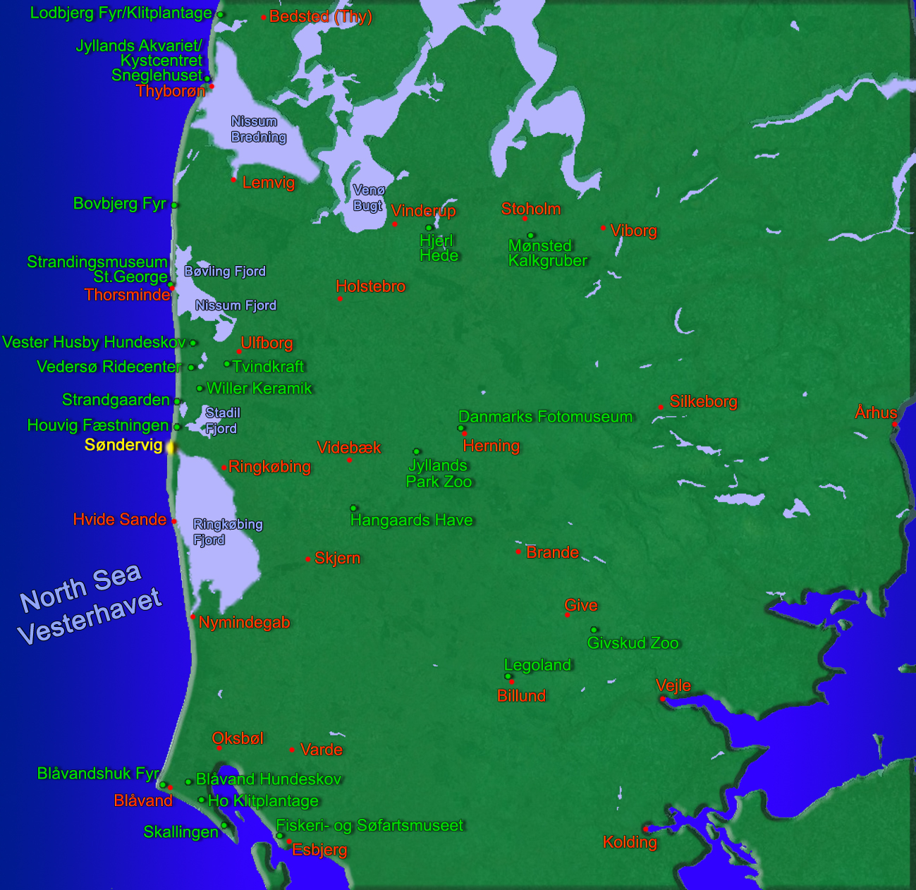 Mooseman.de - Gallery - Denmark - West Coast Attractions - Søndervig ...